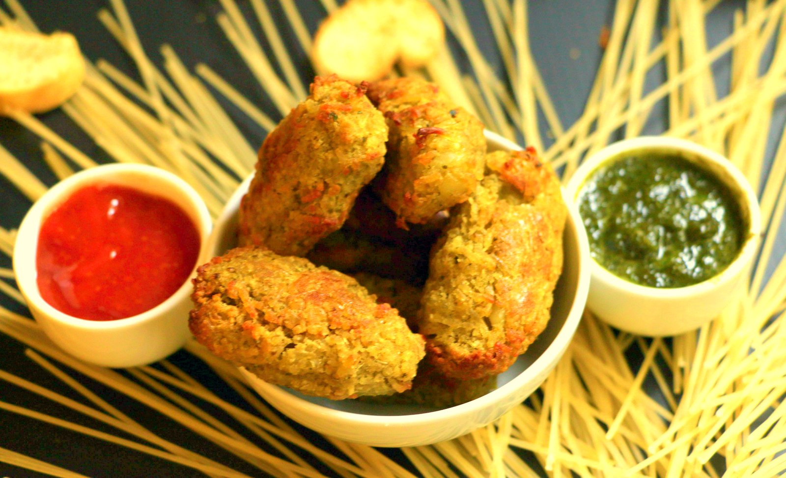 Baked Potato-Spaghetti Rolls Recipe | Archana's Kitchen