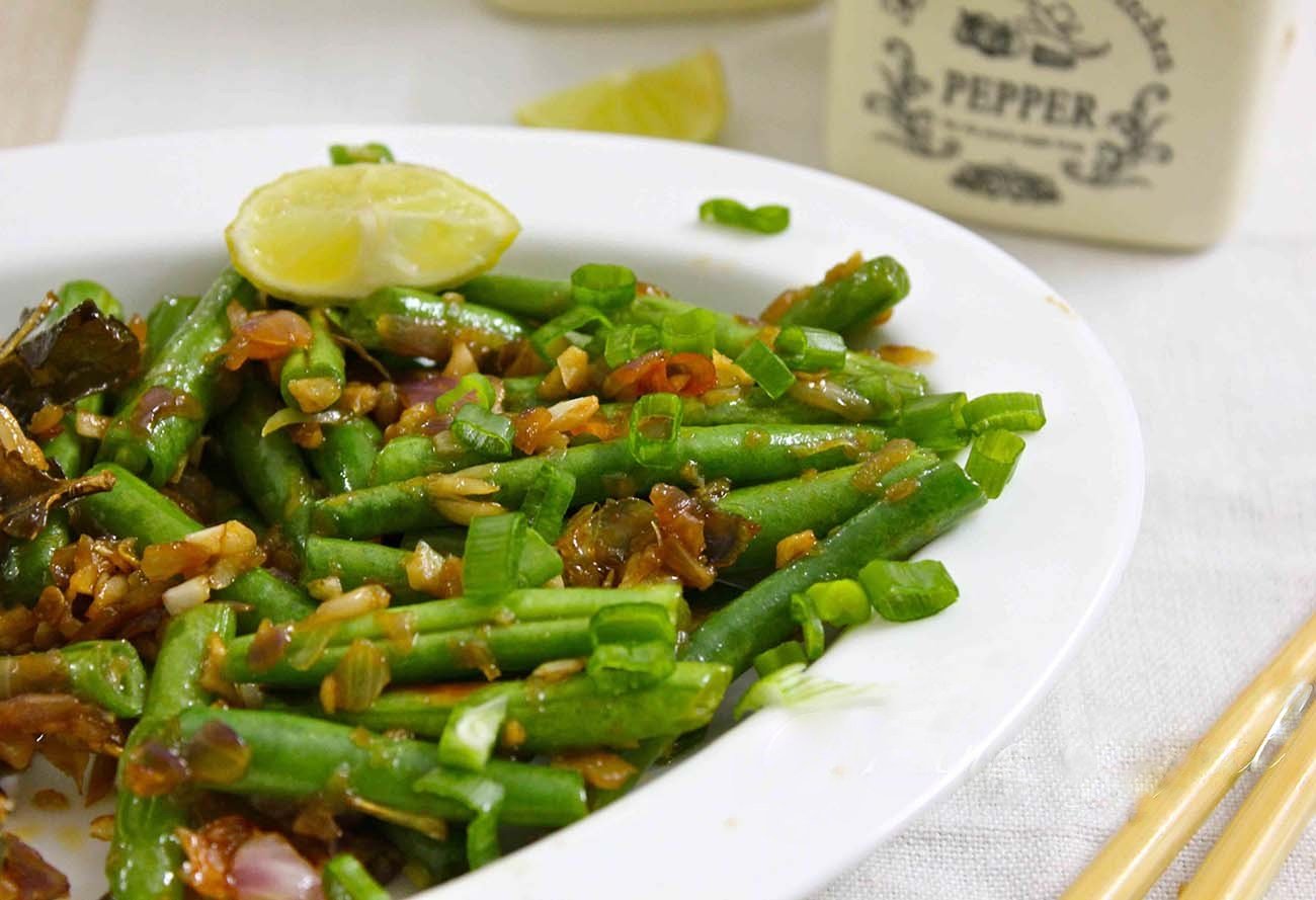 Thai Stir Fried Green Beans Recipe | Archana's Kitchen